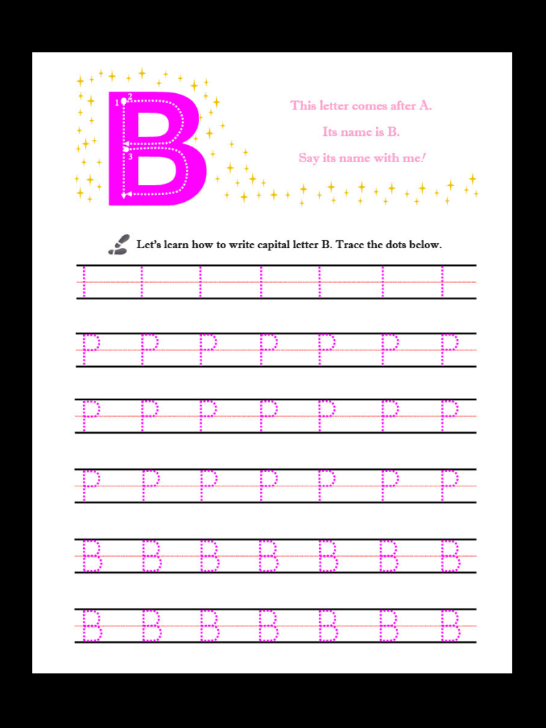 FREE Capital-Uppercase Letter Tracing Worksheets - House of Springs
