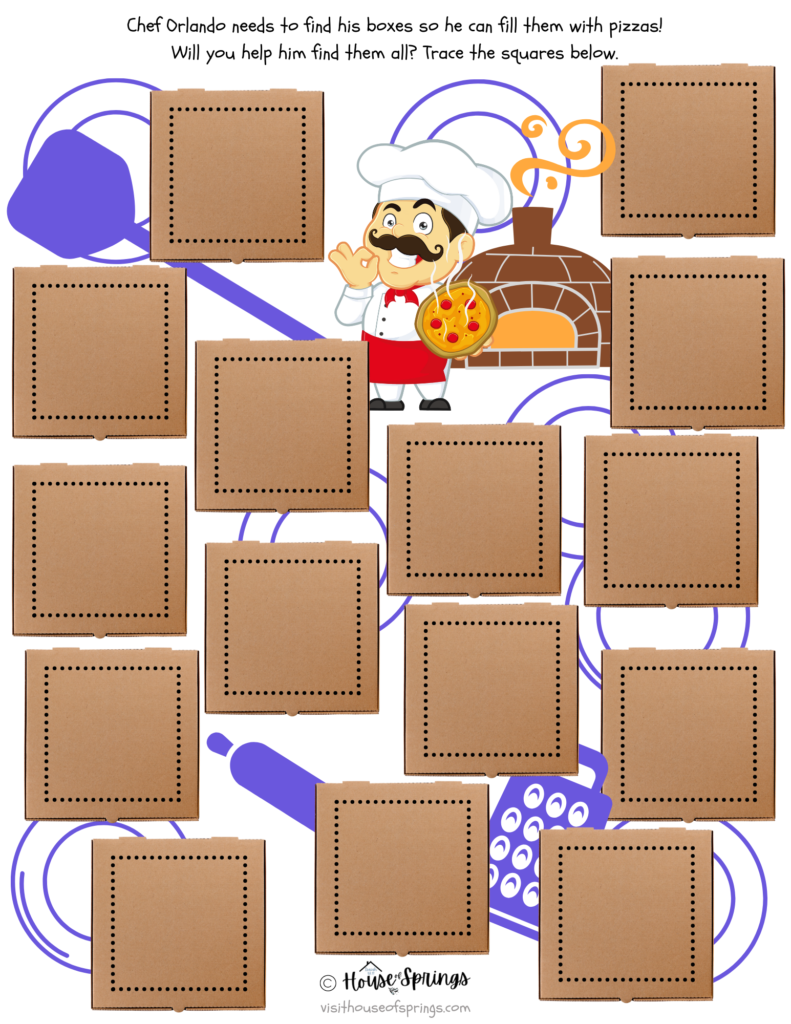 Free Prewriting Worksheets: The Square (Part Two) - House of Springs